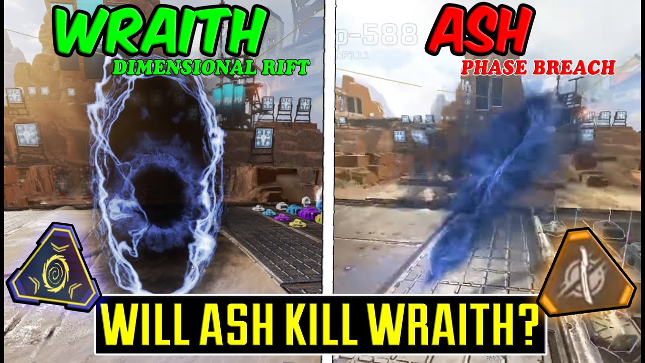 Ash VS Wraith ULTIMATE ABILITIES COMPARED in Apex Legends Season 11 (No ...