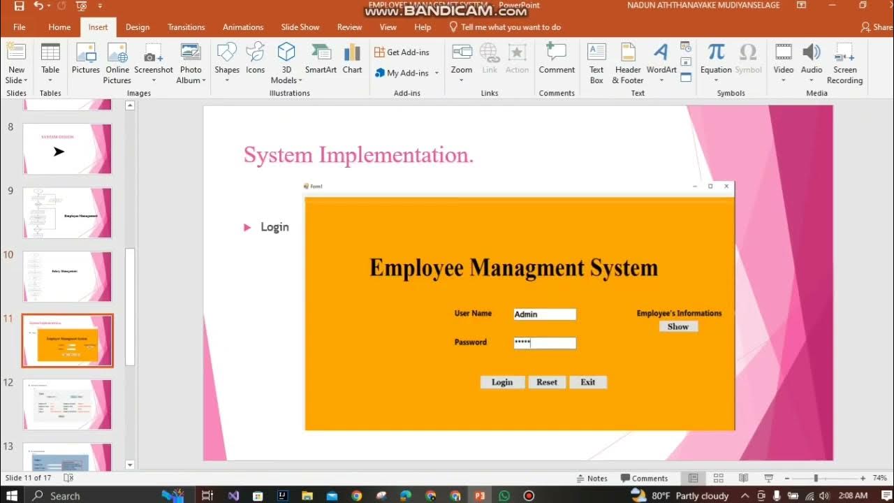 Complete Employee Management System Project | Database & Salary Calculation - YouTube