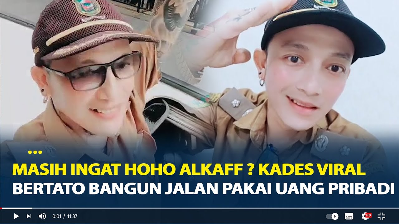 Ingat Hoho Alkaff ? Kades Viral Bertato yang Bangun Jalan Pakai Uang ...