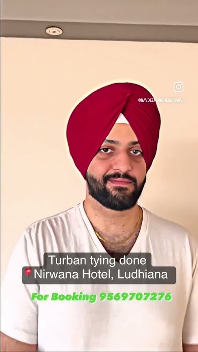 Turban tying done for NRI’s ️ , Morni Amritsar shahi pagg, Navdeep ...
