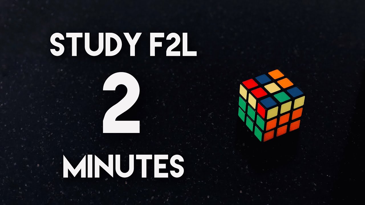 Rubik’s Cube F2L in 2 Minutes - How to Solve a Rubik’s Cube F2L - YouTube