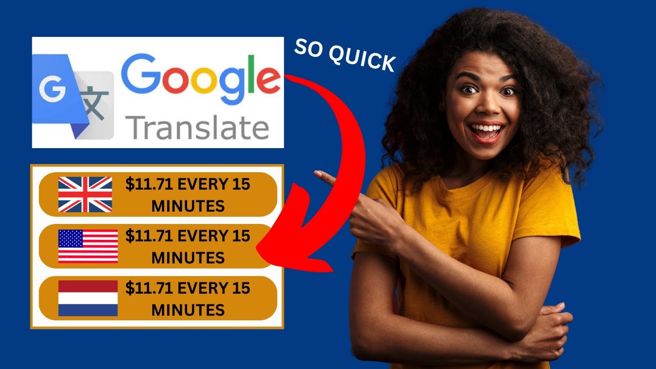 Earn ($10.00 + $1.71) EVERY 10 minutes from GOOGLE TRANSLATE! - YouTube