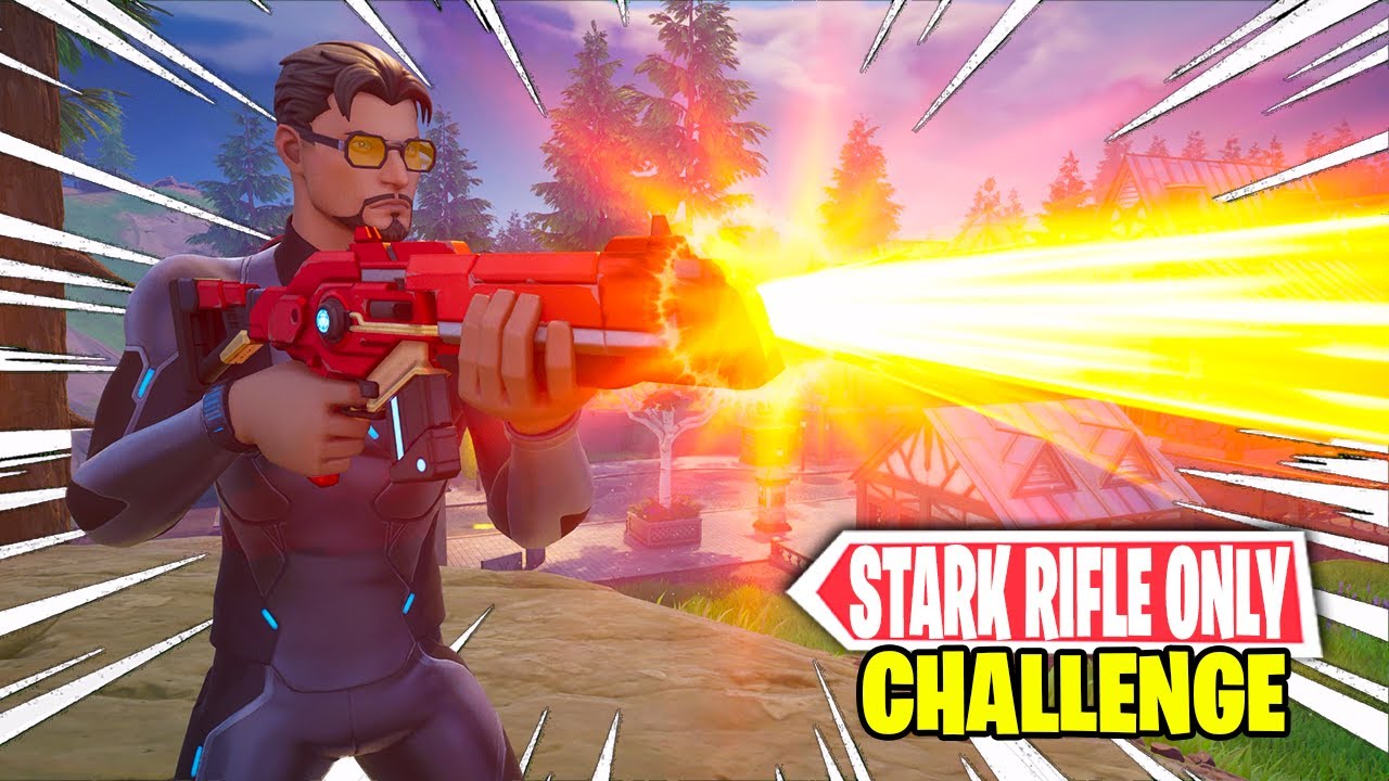 Stark Rifle Only Challenge in Fortnite - YouTube