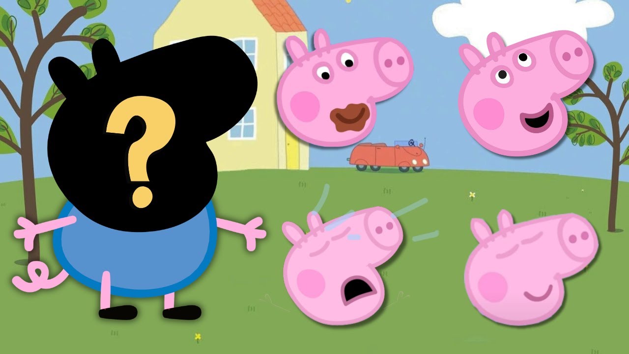 Peppa Pig - Dress Up & Learn Face Emotions With George Pig Funny ...