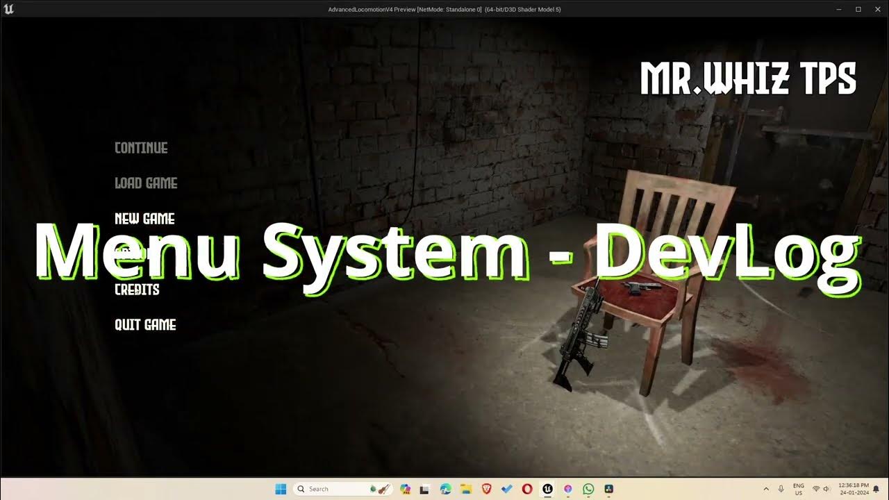 UE5 MrWhiz TPS - Main Menu Devlog 001 - Base Design #mrwhiz #unrealengine5 #gamedevelopment ...