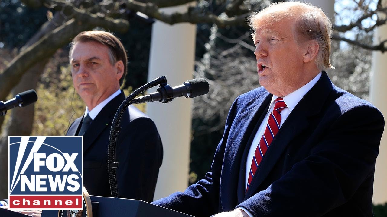 Trump, Brazil's President Bolsonaro hold joint press conference - YouTube
