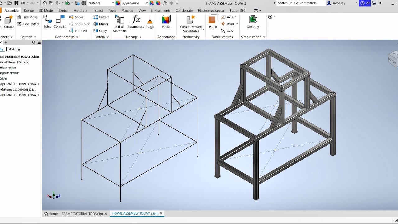 How to Model a Detailed Frame in CAD (TUTORIAL) | Frame Generator in ...