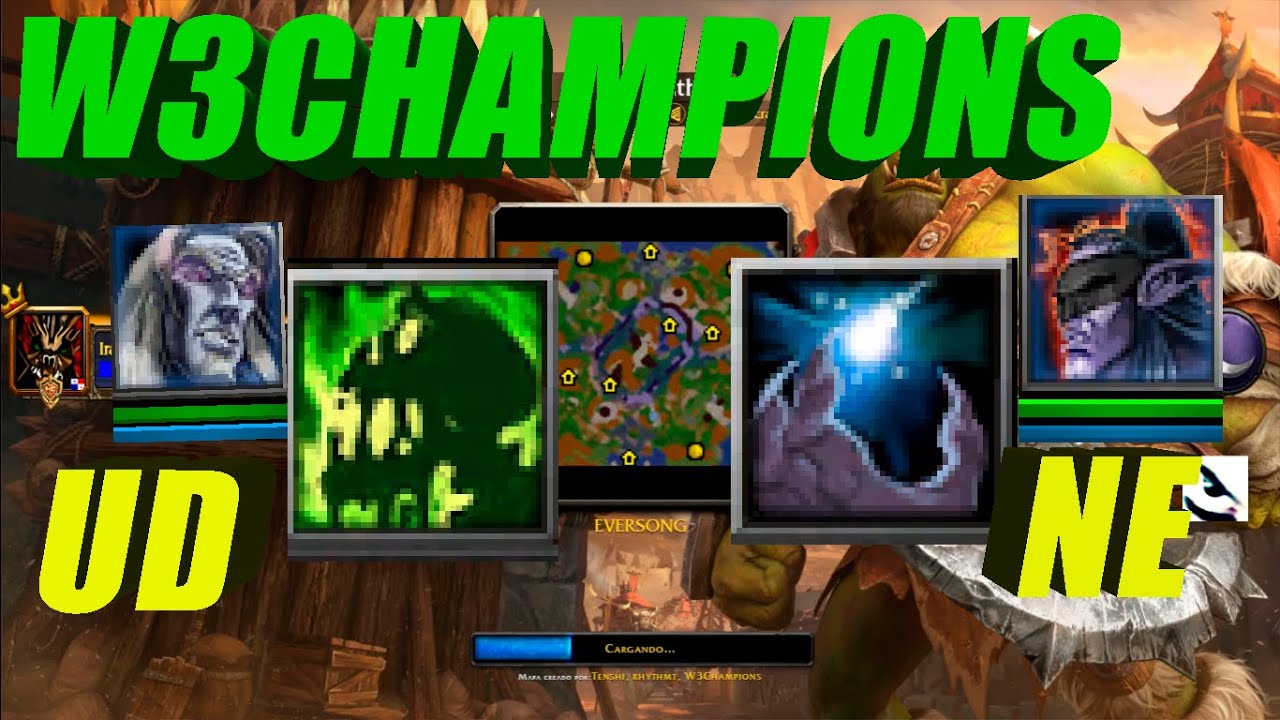 Warcraft 3 W3champions Multijugador Online IraSalvaje(UD) vs plplSk(NE ...