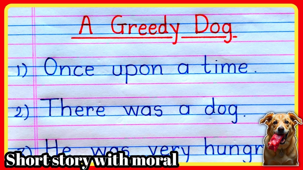 10 line story greedy dog | 10 lines on a greedy dog | The greedy dog ...