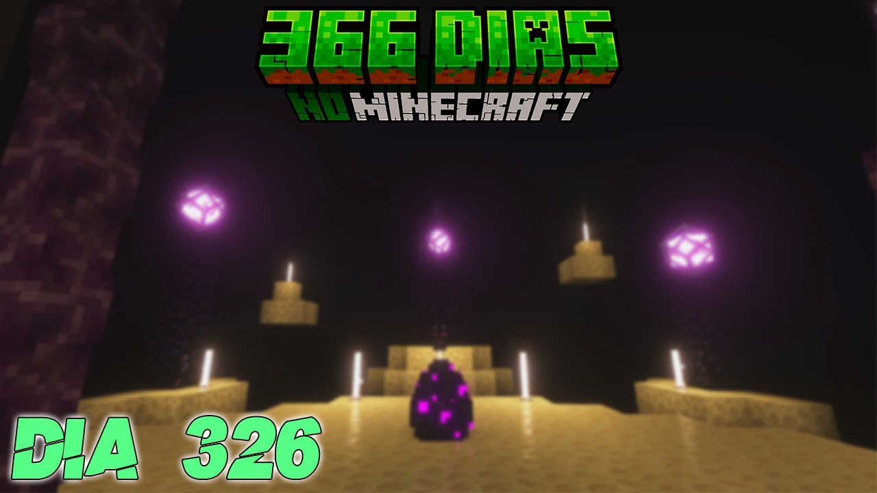 366 Dias no MINECRAFT - Dia 326 - FINALIZADA A SALA DO FIM - YouTube