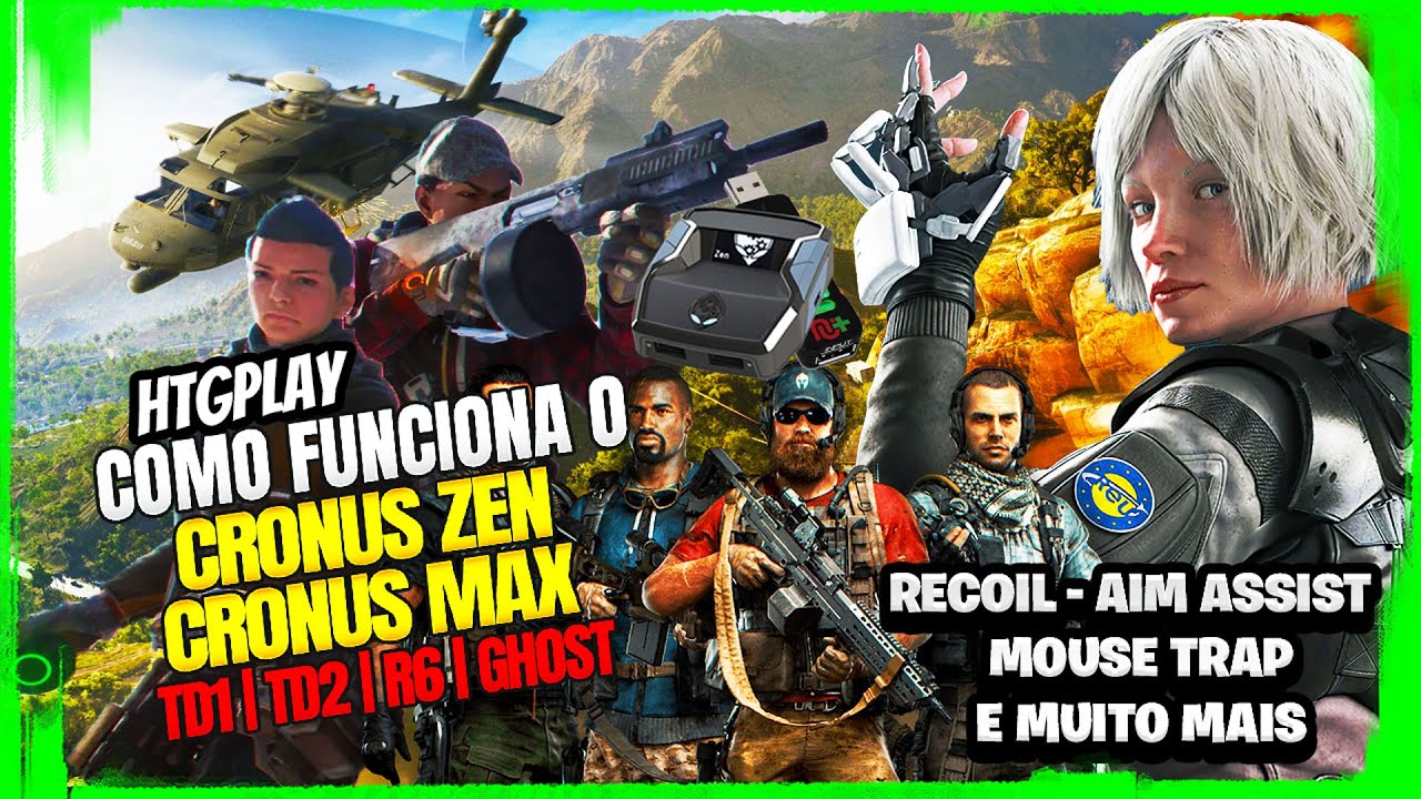 HTGDICAS - COMO FUNCIONA CRONUS ZEN E CRONUS MAX NO R6 - THE DIVISION E ...