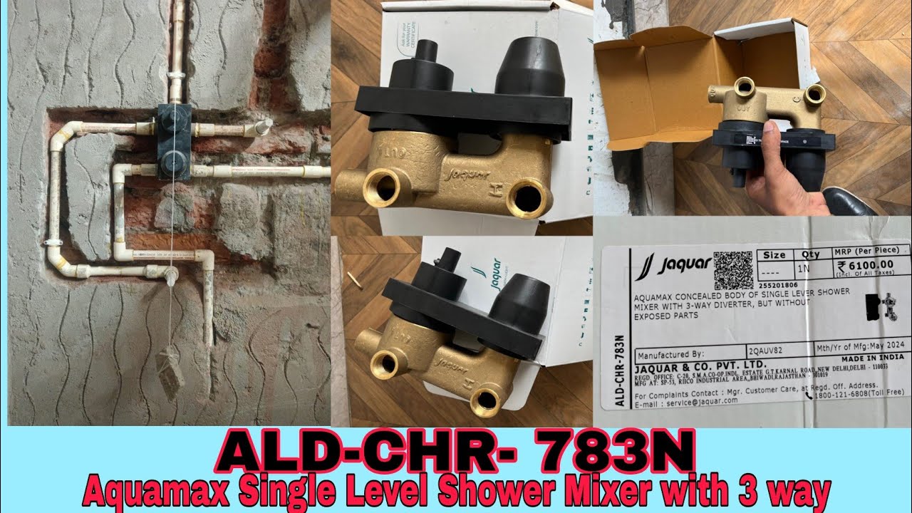 ALD-CHR-783N Aquamax Single Level Shower Mixer with 3 way Diverter ...