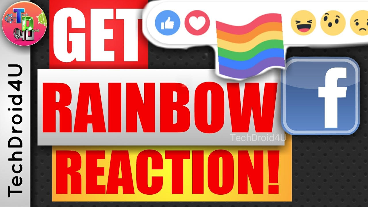 How to get Facebook Rainbow/Pride Reaction? Facebook Rainbow like ...