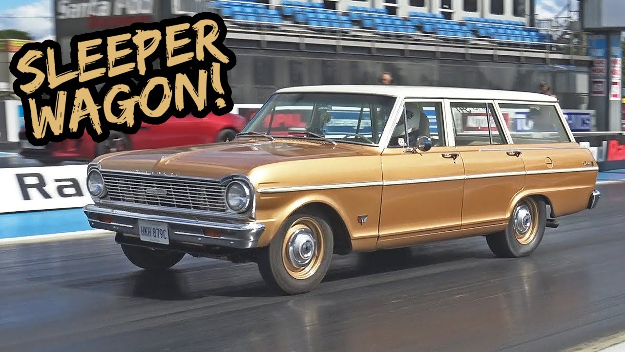 SLEEPER! '65 Nova Wagon Runs 11s with Ease! - YouTube