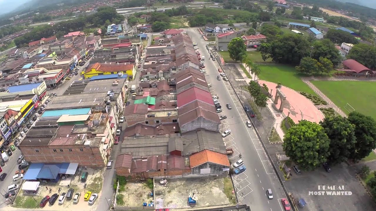 Rembau Town Arial View - YouTube