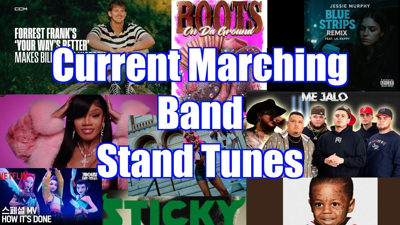 Marching Band Current Stand Tunes - YouTube