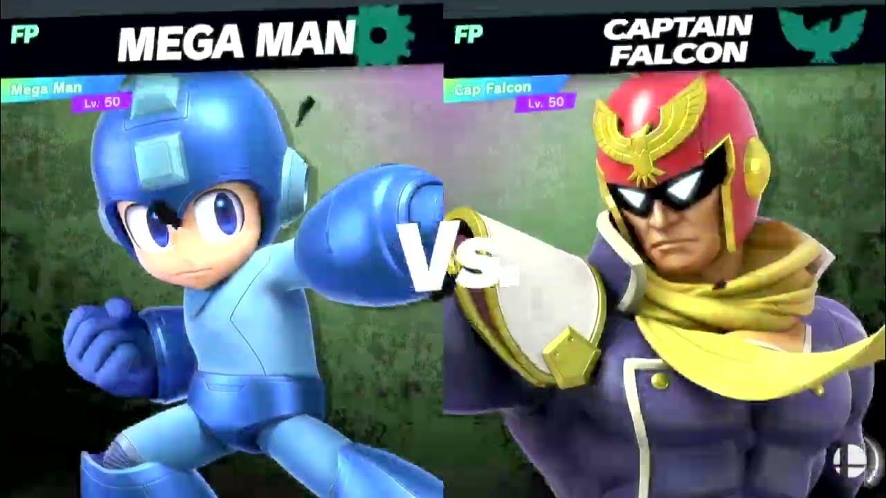 Super Smash Bros Ultimate Amiibo Fights – Mega Man vs the World #11 Mega Man vs Captain Falcon ...