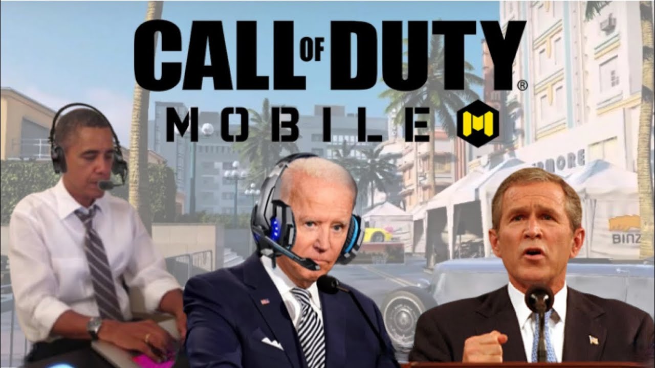 US Presidents Play Call Of Duty Mobile Frontline - YouTube