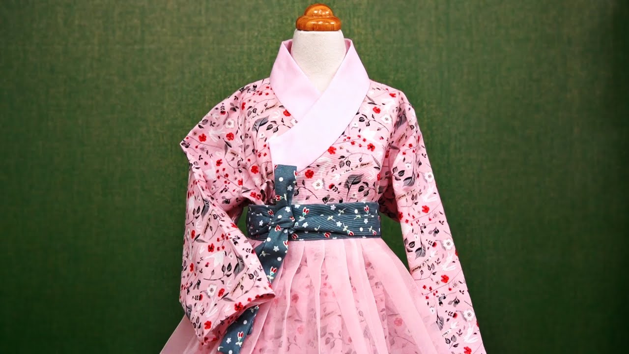 Korean Traditional Costume "Hanbok" | Handmade Costume DIY - YouTube