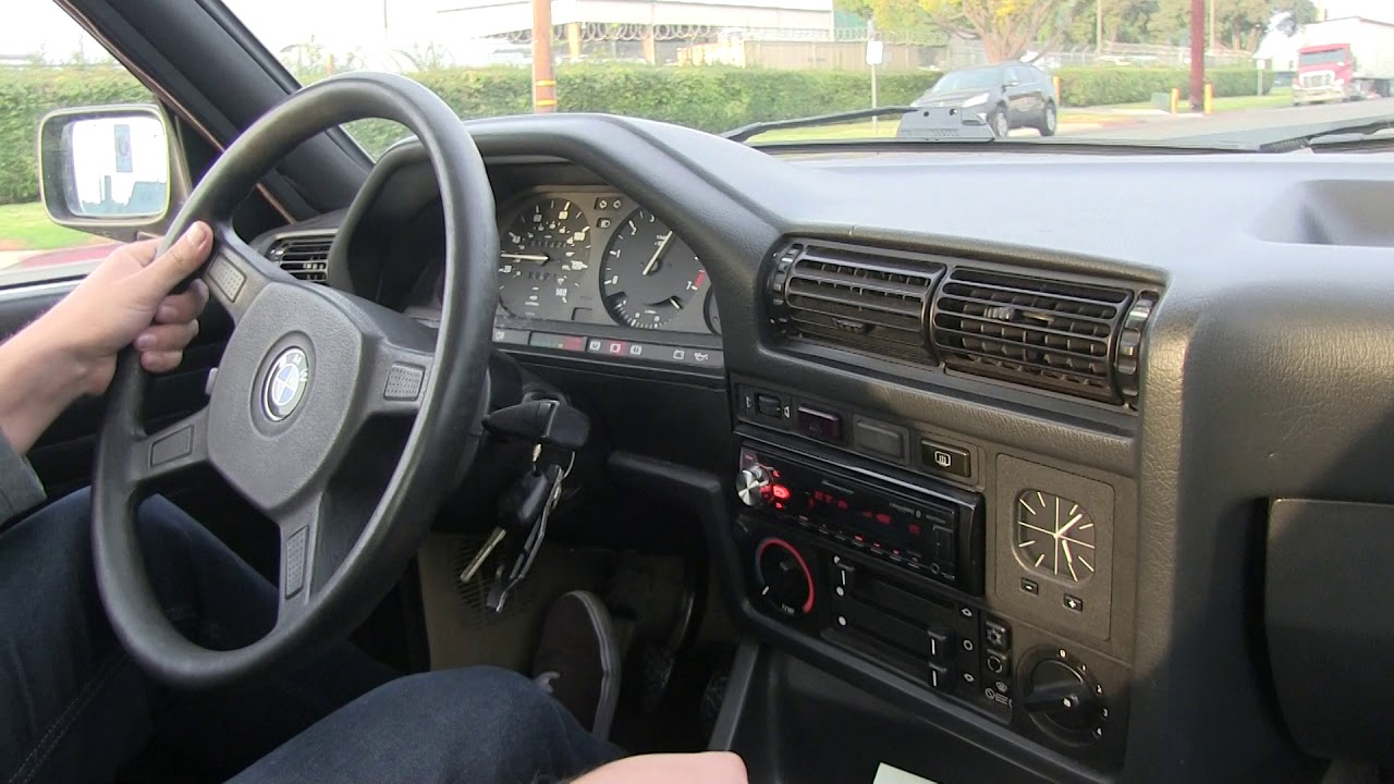 E30 328i M20 2.8 stroker - in car - YouTube