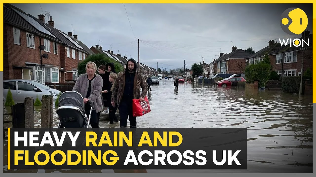UK hit by more than 600 flood warnings after storm Henk downpours ...