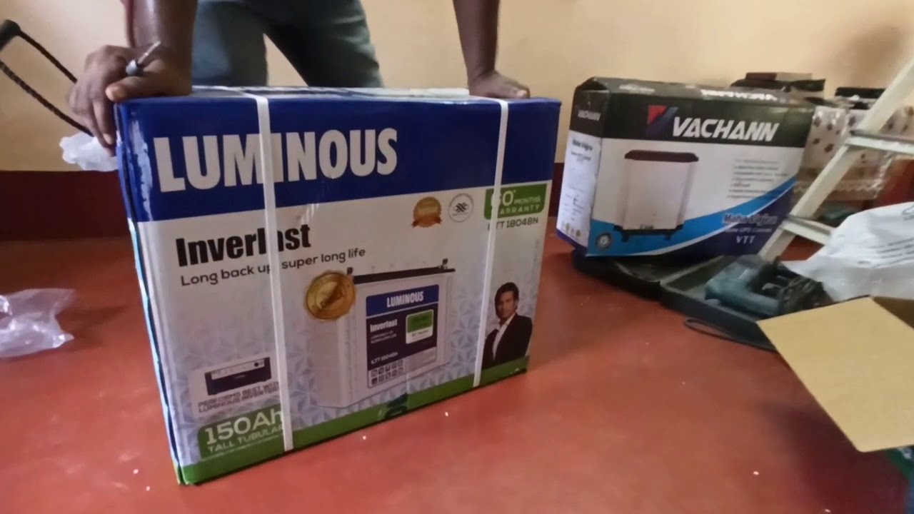 Luminous Battery Unboxing - YouTube