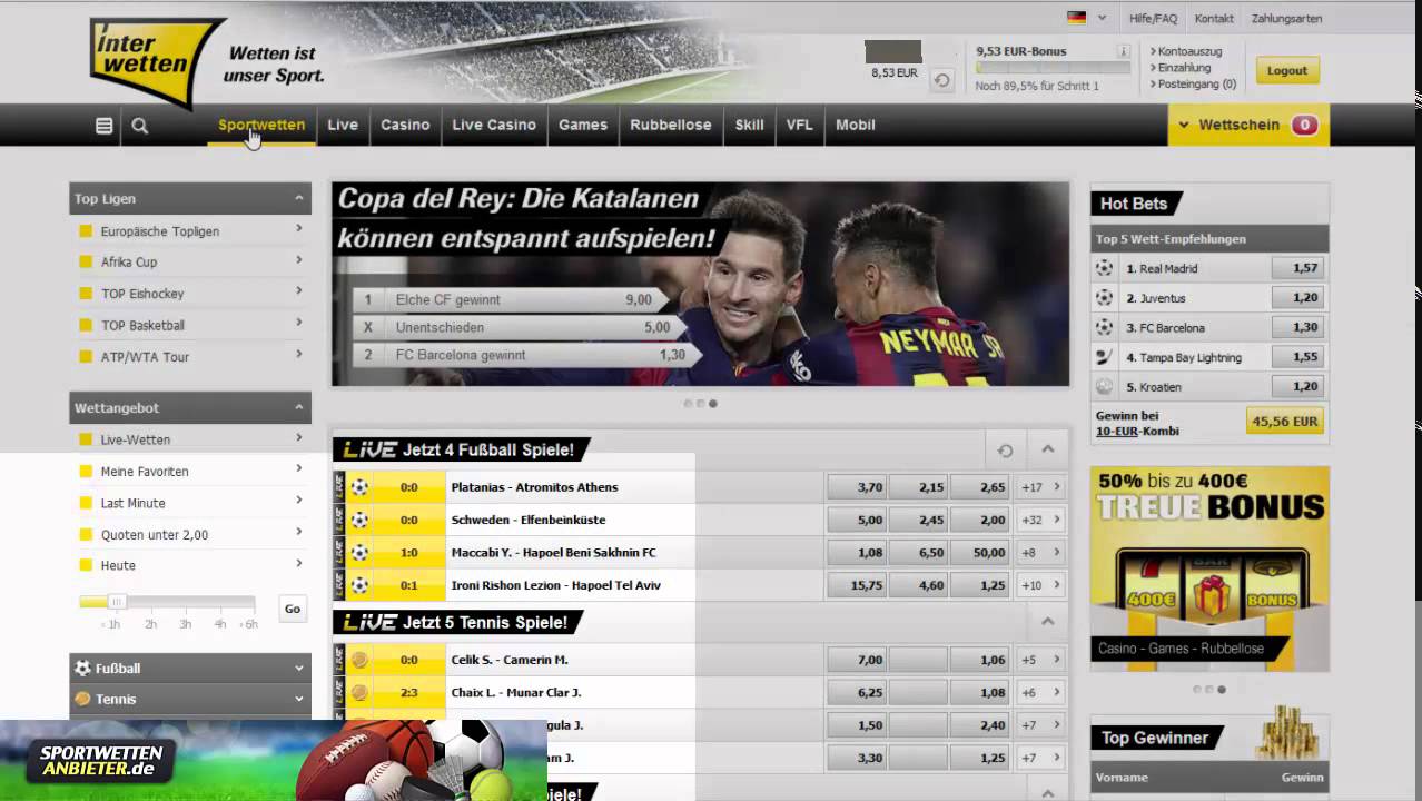 Interwetten Wetten - so funktioniert Interwetten! - YouTube