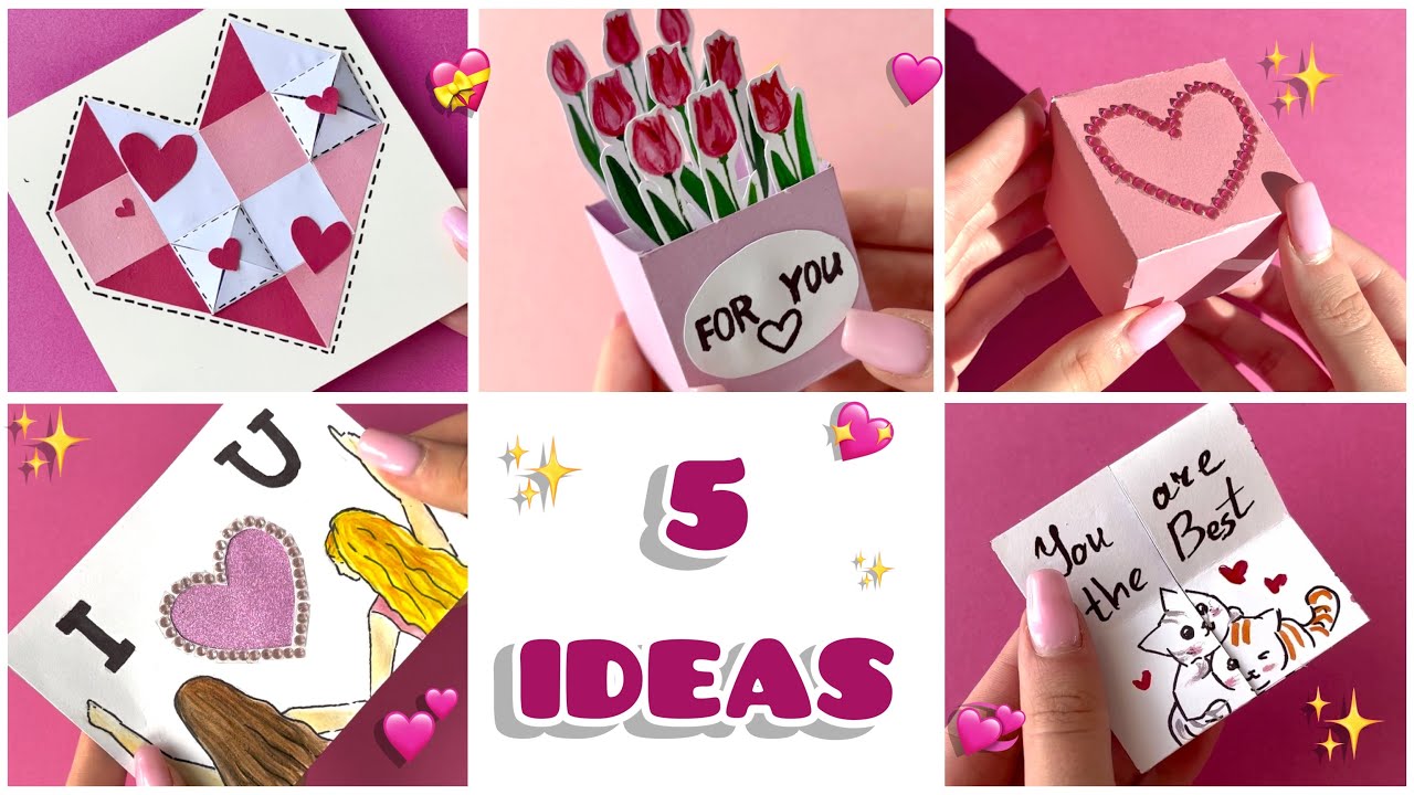 5 IDEAS | DIY CUTE GIFT | EASY PRESENT IDEA - YouTube
