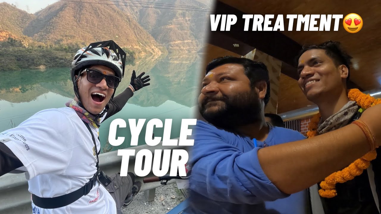 Cycle tour me VIP Treatment😍| Dehradun to Srinagar 140km| Bhandari G ...