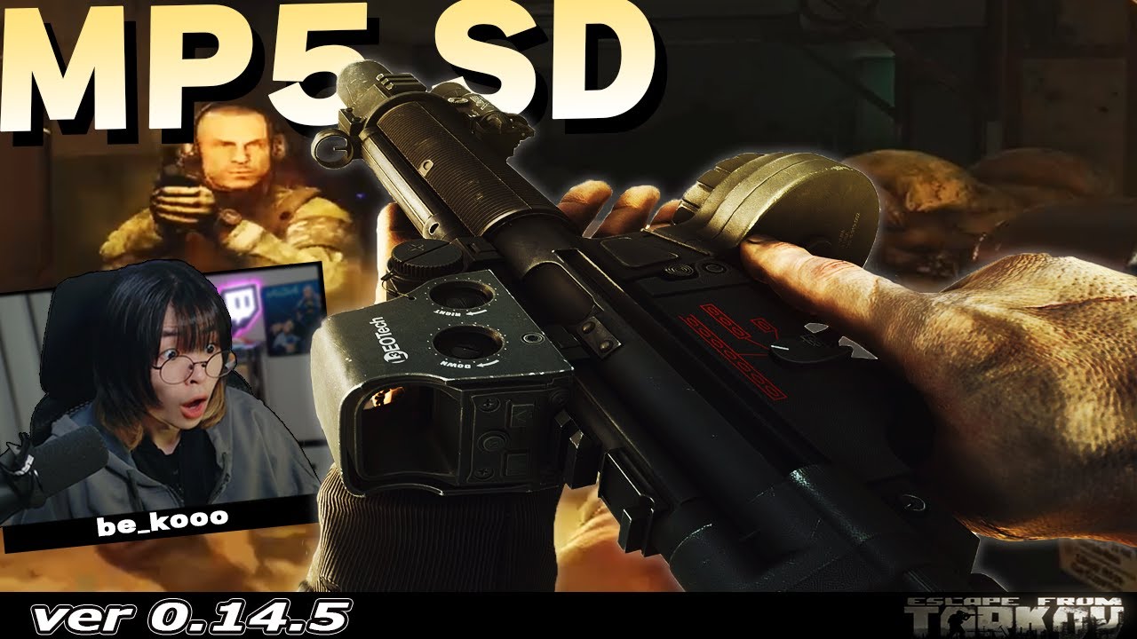 【EFT】MP5 SD x AP6.3そろそろきつい？いいえ、目を狙いましょう 【タルコフ】 - YouTube