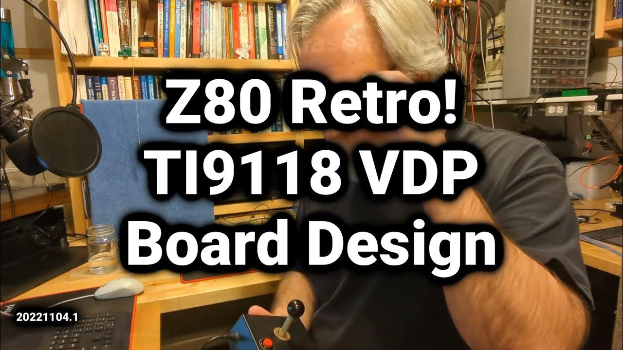 Z80 Retro #49 - TMS9118 VDP First Draft Schematic & PCB for the Z80 Retro! - YouTube