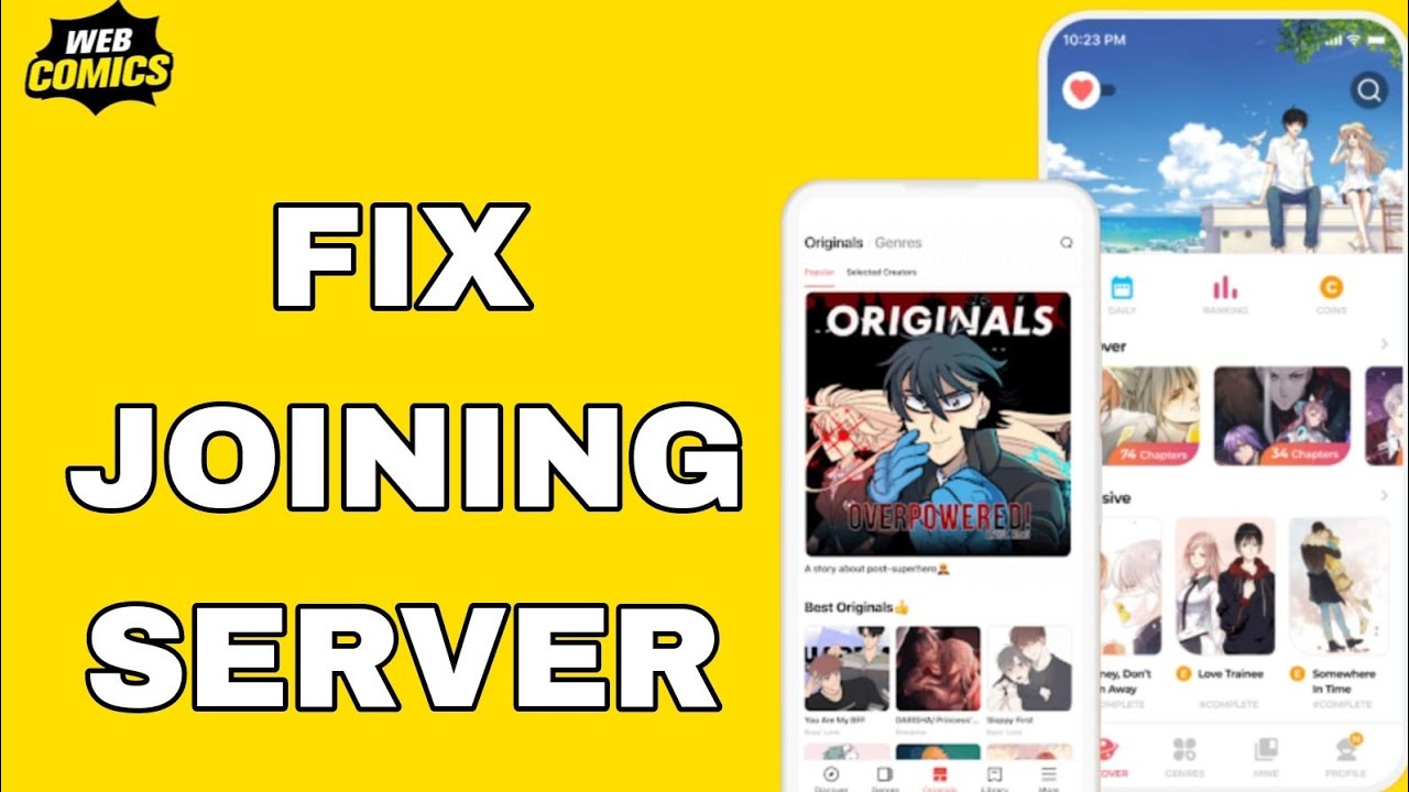 How To Fix And Solve Joining Server On Web Comics App | Easy Fix - YouTube
