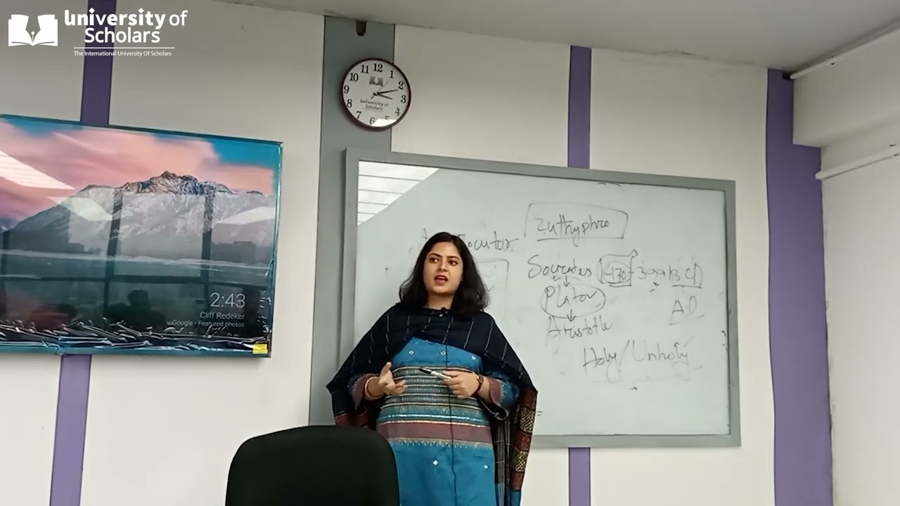 Introduction to Basic Philosophical Thoughts | Lec-3| Part-2 | Nusrat Jahan | University of ...