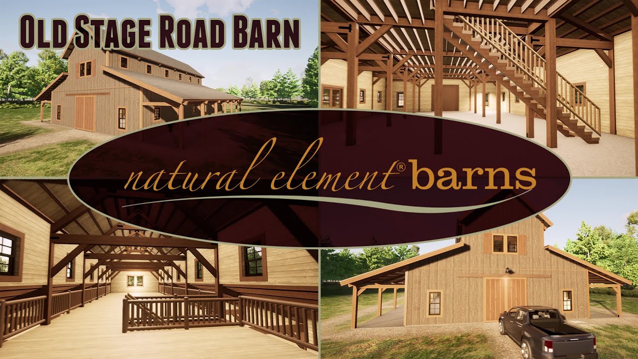 Old Stage Road Barn | Natural Element Barns | Natural Element Homes ...