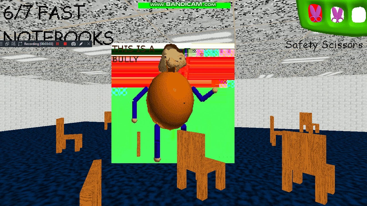Baldi can't stop laughing Super Fast - YouTube