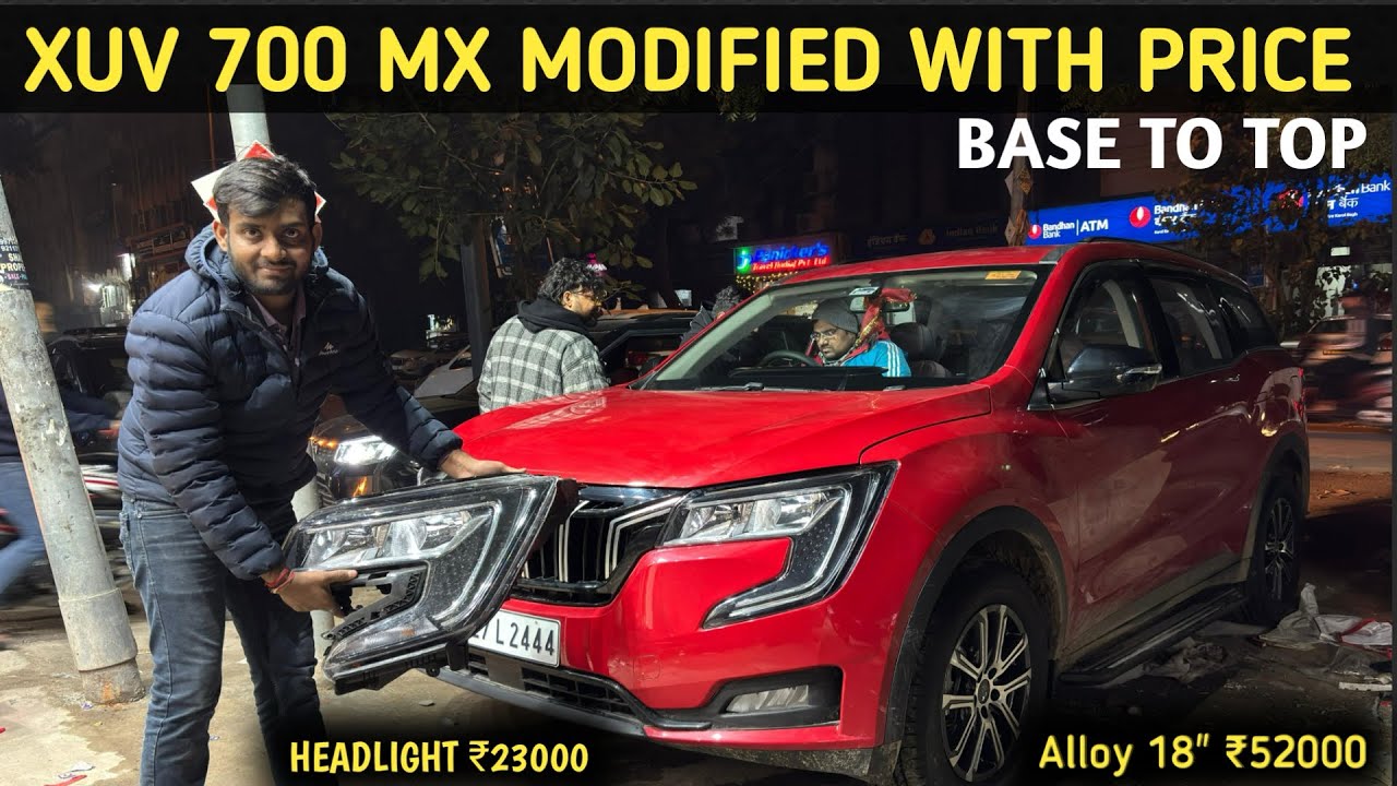 xuv700 modification with price Xuv 700 Mx Modified Modified xuv700 Xuv ...