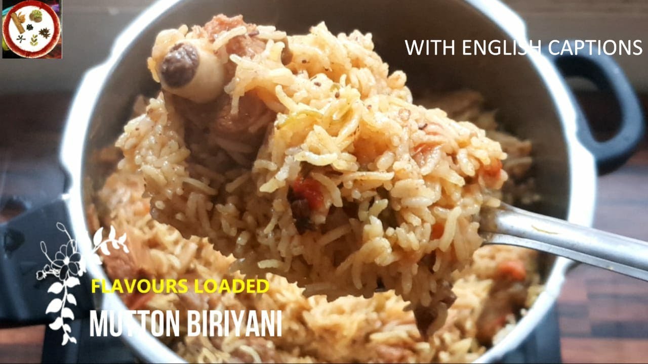ONE POT MUTTON BIRYANI | QUICK MUTTON BIRYANI RECIPE | PRESSURE COOKER ...