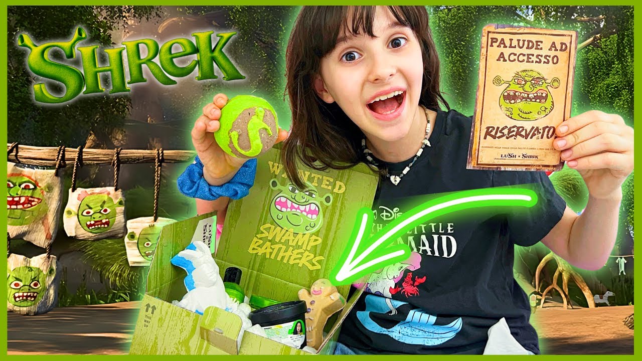 Bagno con lo Slime?? Unboxing Lush di Shrek!! - YouTube