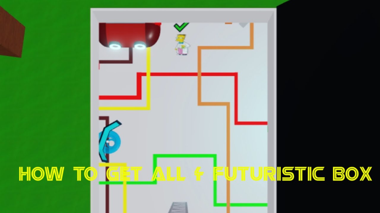 How To Get All 4 Futuristic Box In Find The Simpsons (Roblox) - YouTube
