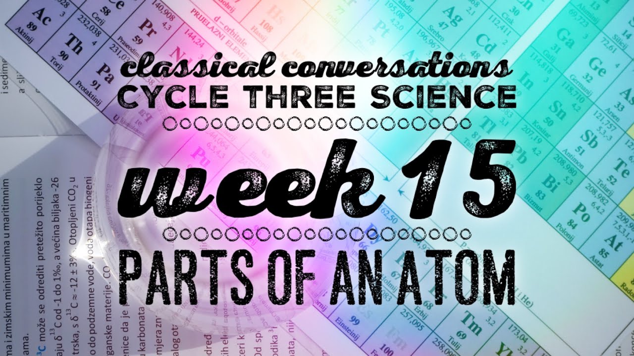 Classical conversations cycle three science week 15 parts of an atom ...