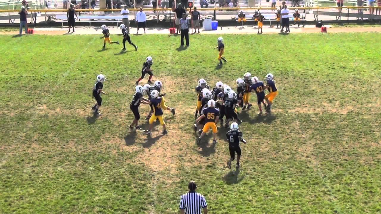RFL Pony Raiders Army vs Wolverines October 5, 2013 - YouTube