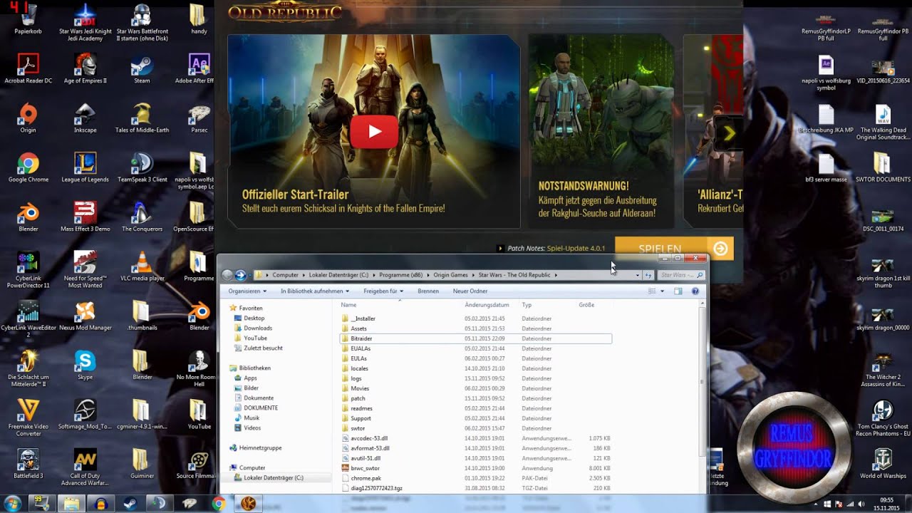SWTOR Launcher Problem lösen Tutorial Part 2 HD - YouTube