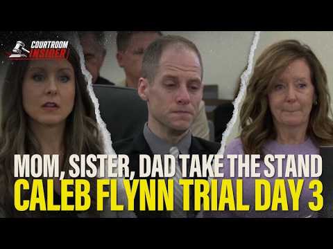 Caleb Flynn Trial Day 3: Emotional testimony from Ashley's mom, dad, sister & Caleb's affair exposed