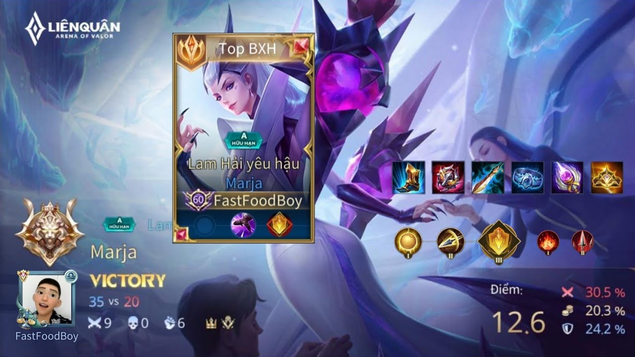 Marja Lam Hải Yêu Hậu [Aquatic Charisma] | AOV #160 - YouTube