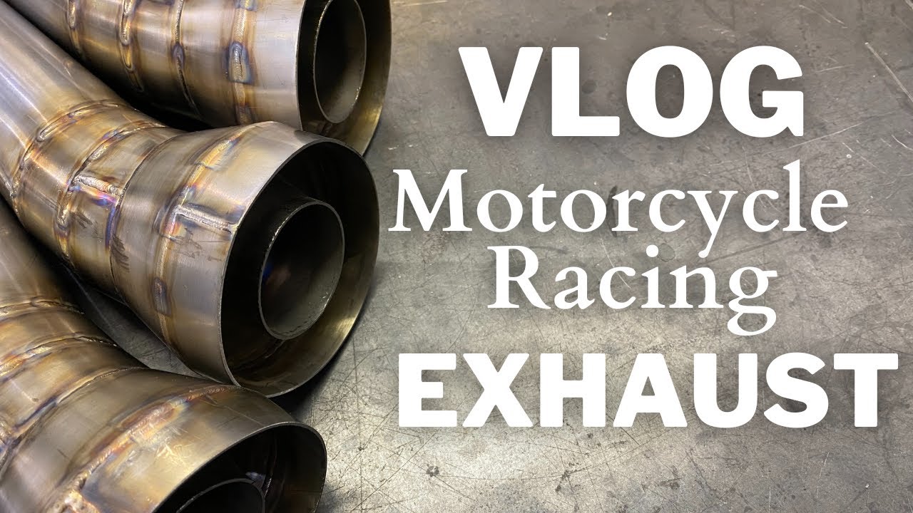 Exhaust building VLOG- fabricating motorcycle racing pipes. - YouTube