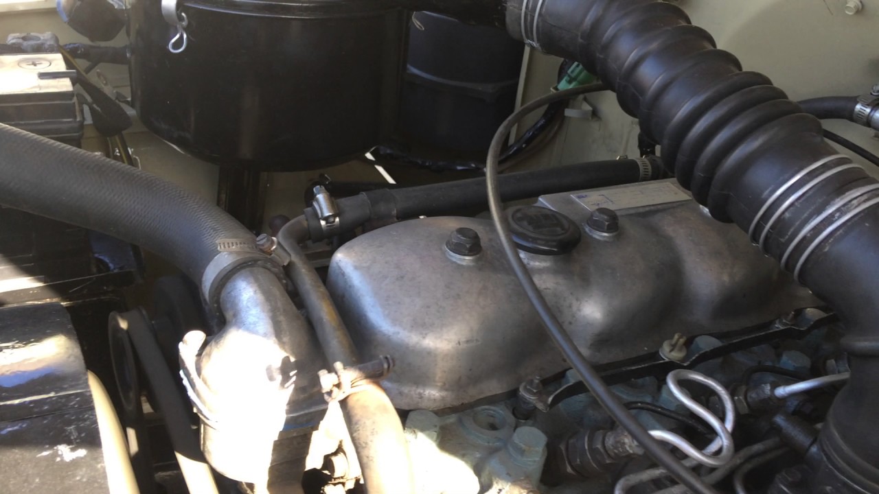 BJ40 running. Factory new 2B engine. - YouTube