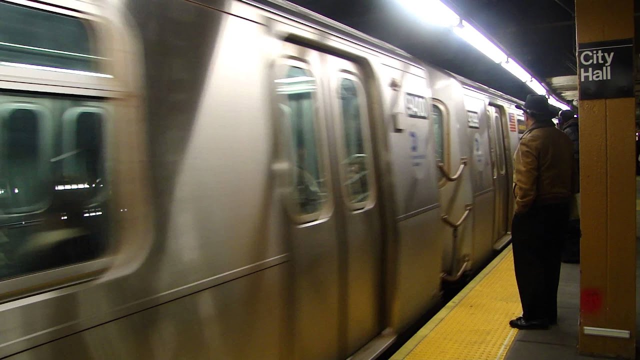 R160A-2/R160B (R) arriving at City Hall (11-21-14) - YouTube