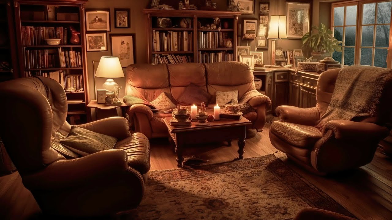 Go to Sleep w/ Rain Falling on Window | The Hideout Ambience | 3 hours ...