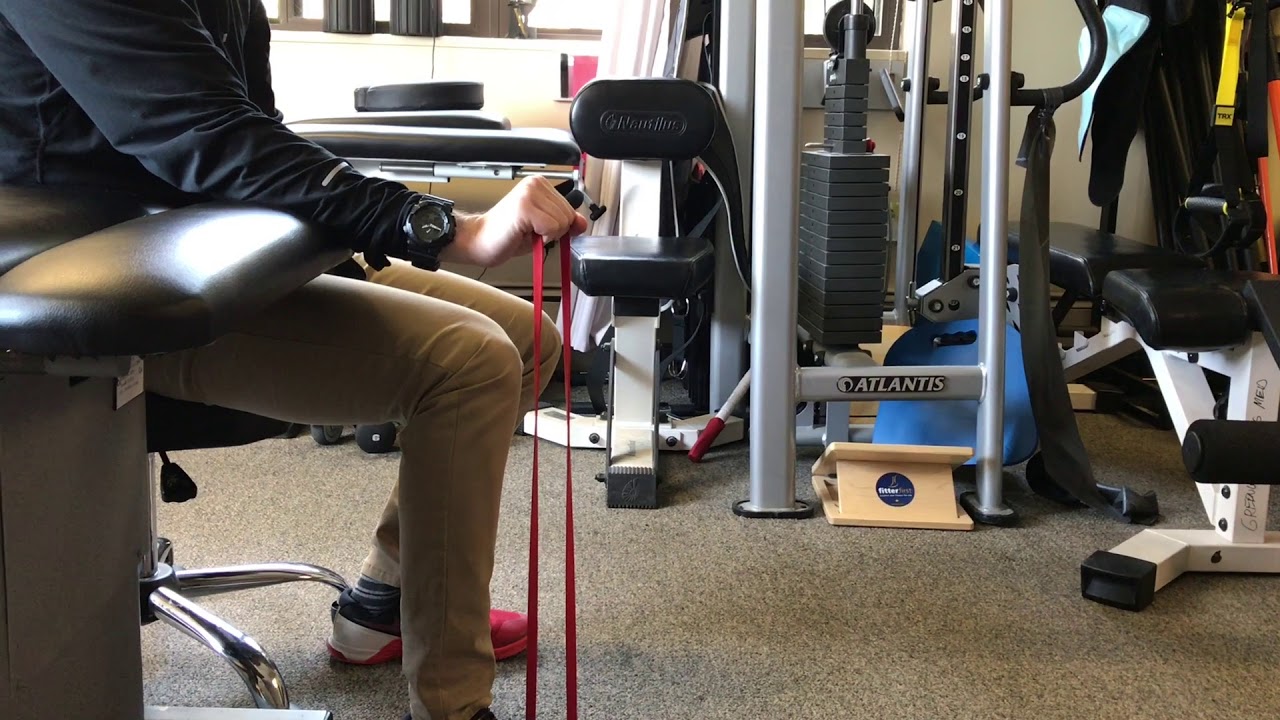 Wrist Flexion and Extension Isometric - YouTube