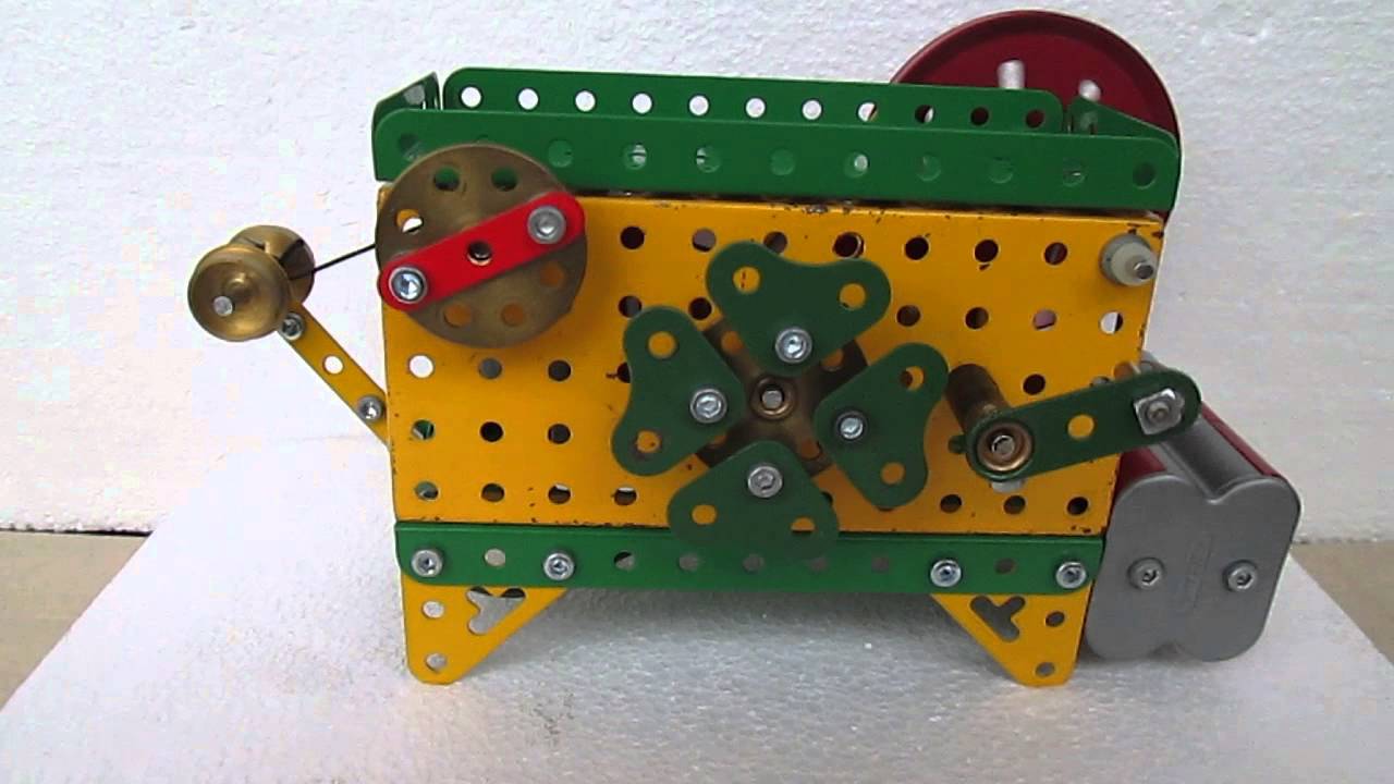 Meccano Miniature Mechanisms - YouTube
